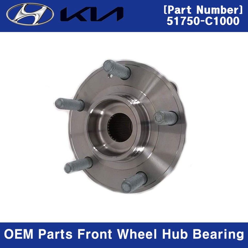Genuine OEM 51750C1000 Front Wheel Hub Bearing Assembly for Hyundai ...