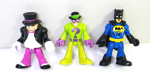 Imaginext DC Comics Super Friends Batman Penguin Riddler Lot of 3 | eBay