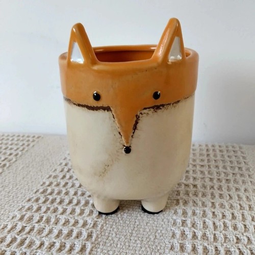 Fox Plant Planter Vase Ceramic | eBay