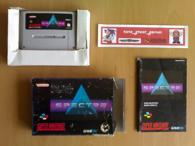 Jeu ★ SPECTRE Gametek Super Nintendo SNES Super NES PAL FR ☆ Complet et ...