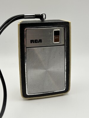 Vintage RCA Transistor AM Radio Handheld Portable - Tested & Works* | eBay