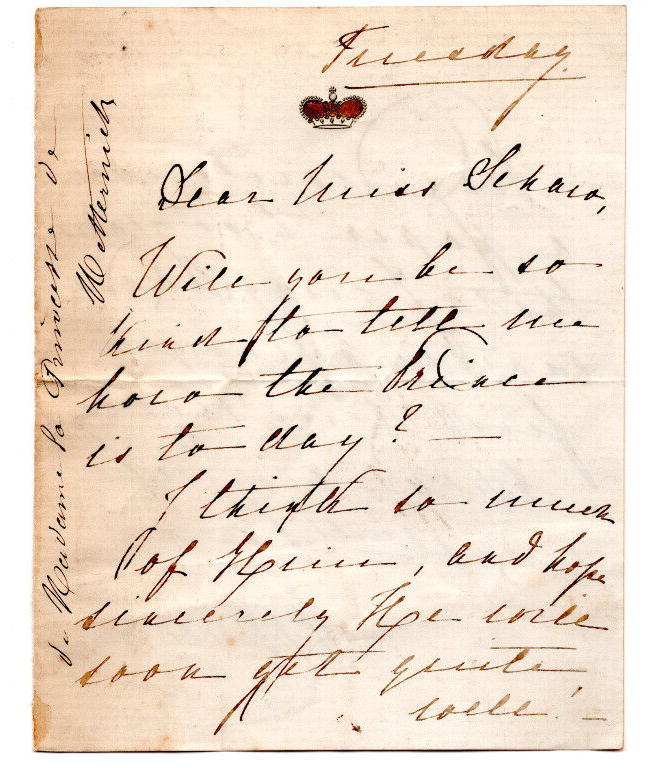 Count Paul Wolff Metternich (1853–1934) /Autographed German Prussian ...