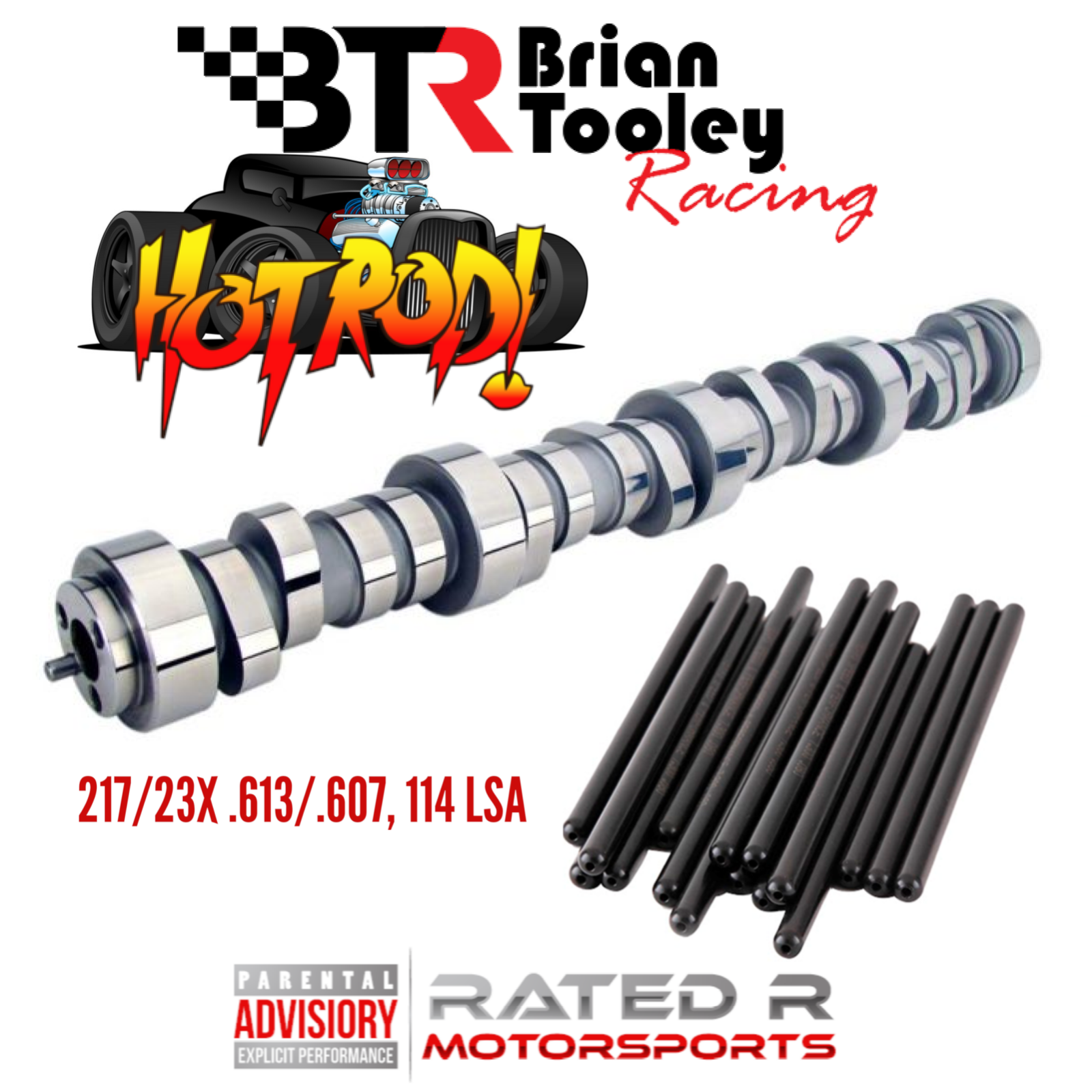 Brian Tooley GM LS 5.3L Hot Rod Cam Kit BTR Truck Camshaft & 7.400 ...