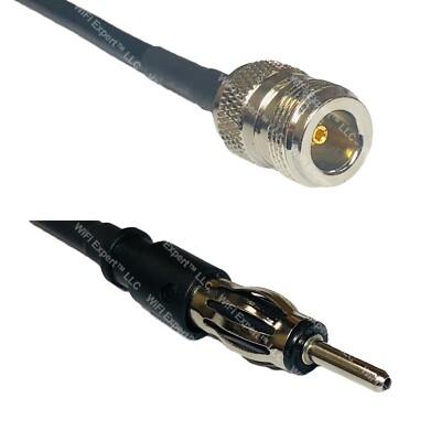 LMR240UF N FEMALE to AM/FM MALE Coax RF Cable USA-Ship Lot | eBay