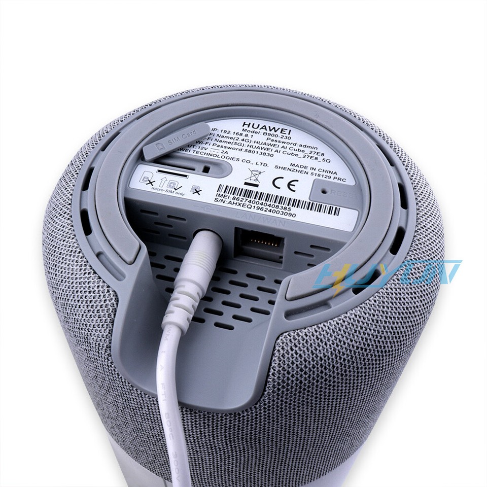 UNLOCKED HUAWEI AI Cube B900-230 300Mbps 4G/LTE WIFI ROUTER + SPEAKER ...