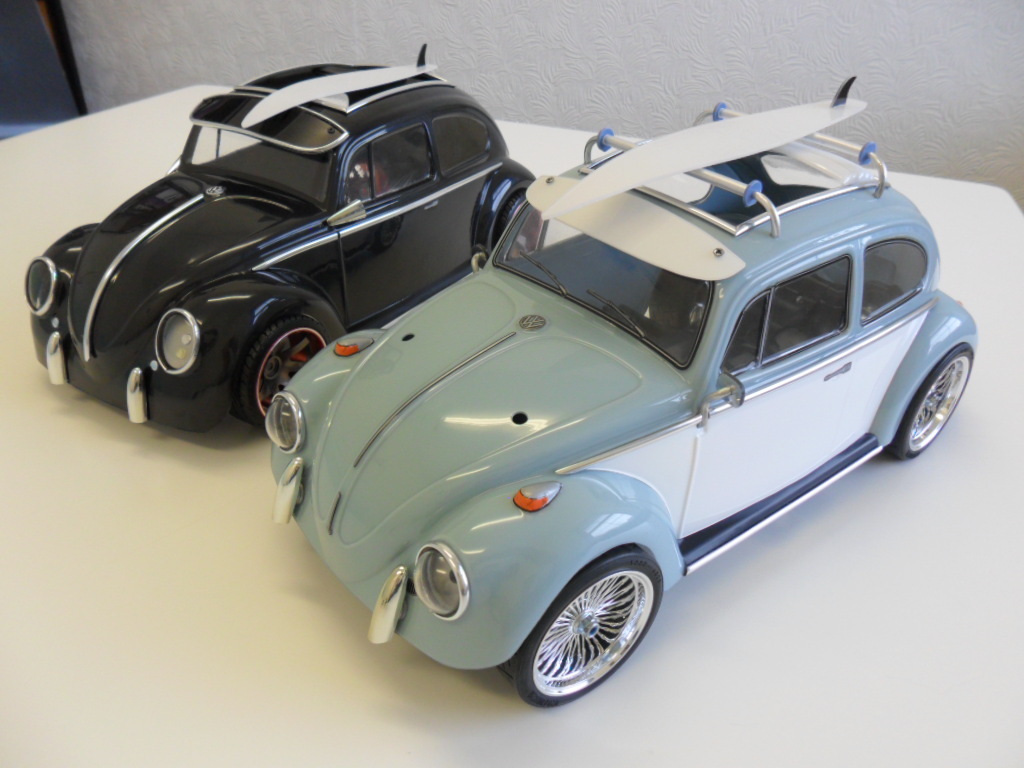 Kamtec Tamiya reproduction M-Chassis VW Beetle Cal Look 1:10 238mm ...