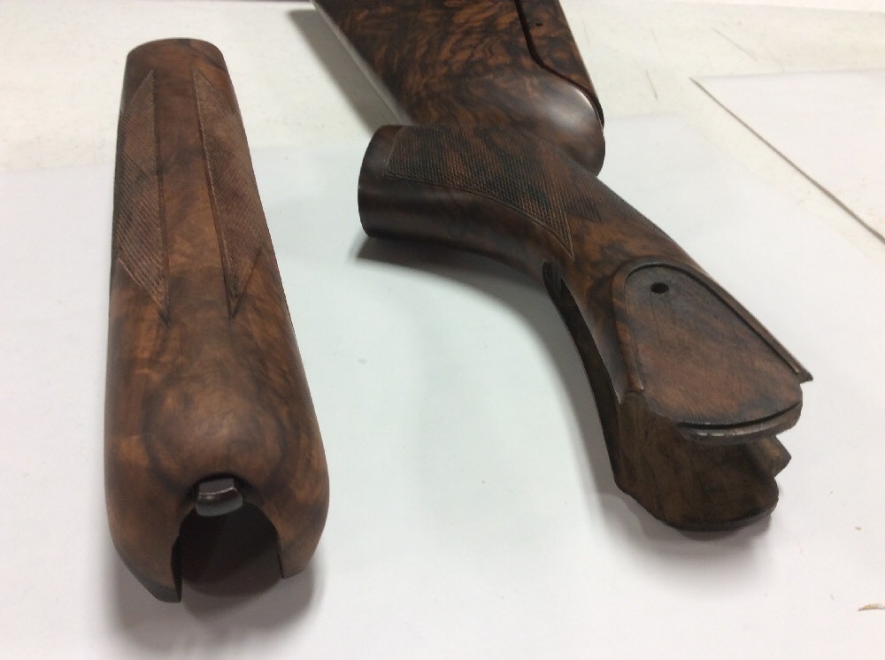 Blaser Side Plate Model New Trap Stock + Forearm Set #125 | eBay