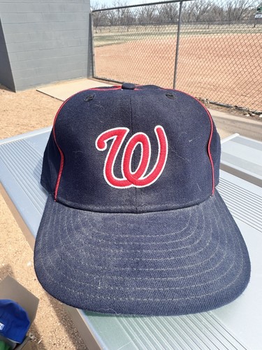 Vintage Washington Senators Hat Mens Fitted 7 1/4 New Era Leather Band MLB Cap | eBay