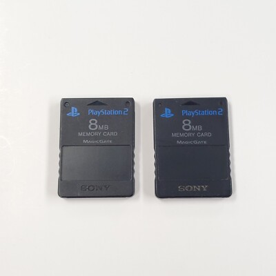 Sony Playstation 2 PS2 Official OEM MagicGate 8mb Memory Card Genuine ...