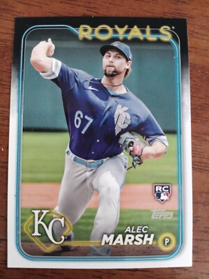ALEC MARSH KANSAS CITY ROYALS 2024 TOPPS BASEBALL CARD #163 | eBay