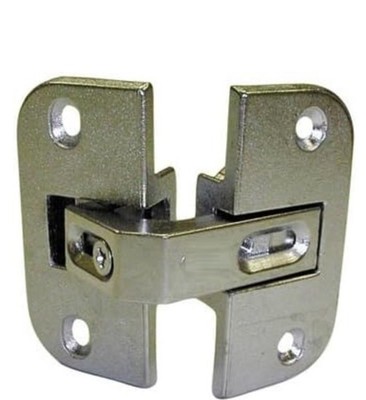 20pc A-Series, pie cut corner hinge, 79 D, nickel plated #154/3z | eBay