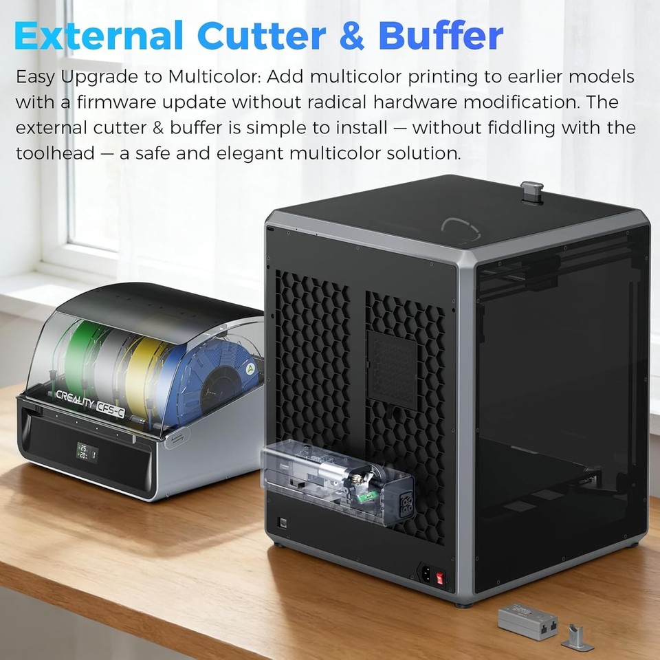 Creality CFS-C Multicolor 3D Printer Filament System Upgraded for All ...