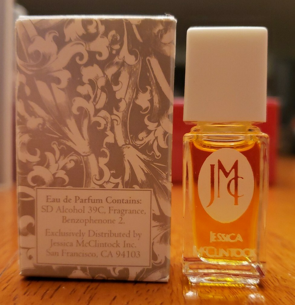 JESSICA McCLINTOCK MINI Eau De Parfum PERFUME 1/8 fl oz 4ml EDP | eBay