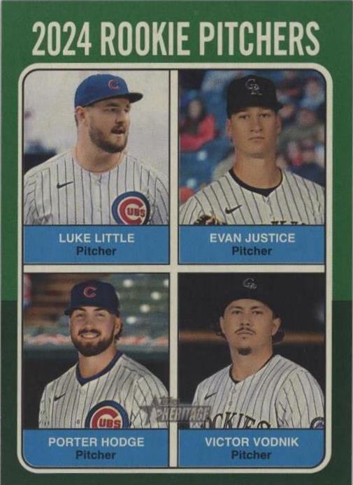 2024 Topps Heritage High Number - Quad Rookies Luke Little, Evan ...