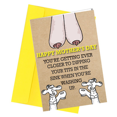 244 Greetings Card Comedy Rude Funny Humour Mothers Day Card