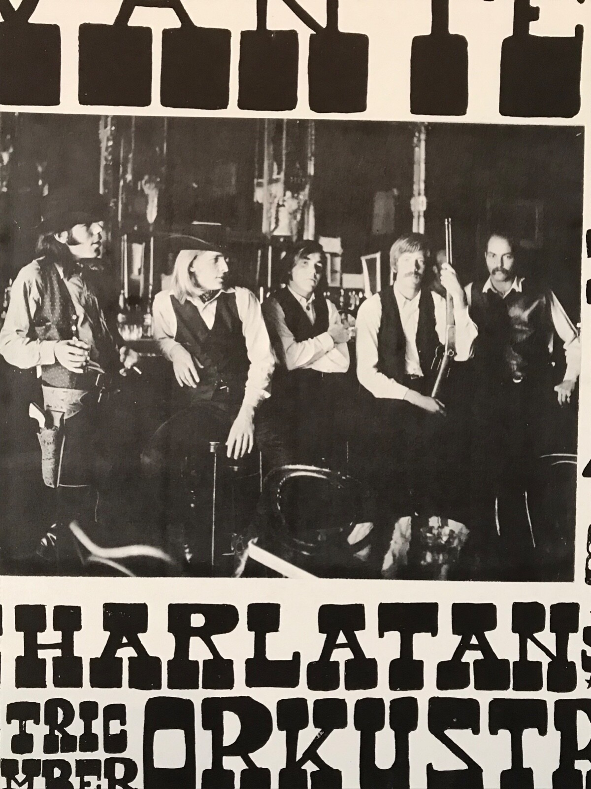 1st-Print Poster, CHARLATANS, Sokol Hall, 1967. Signed by Kelly. MInt ...