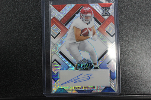 2022 Leaf Metal Draft Slade Bolden Portrait Auto RC /3 | eBay