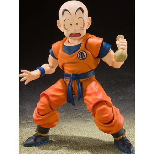 Bandai Dragon Ball Z Krillin Earth's Strongest Man S.H.Figuarts Action ...