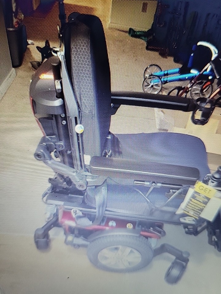 Quantum Edge 6 Power Wheelchair Red | eBay