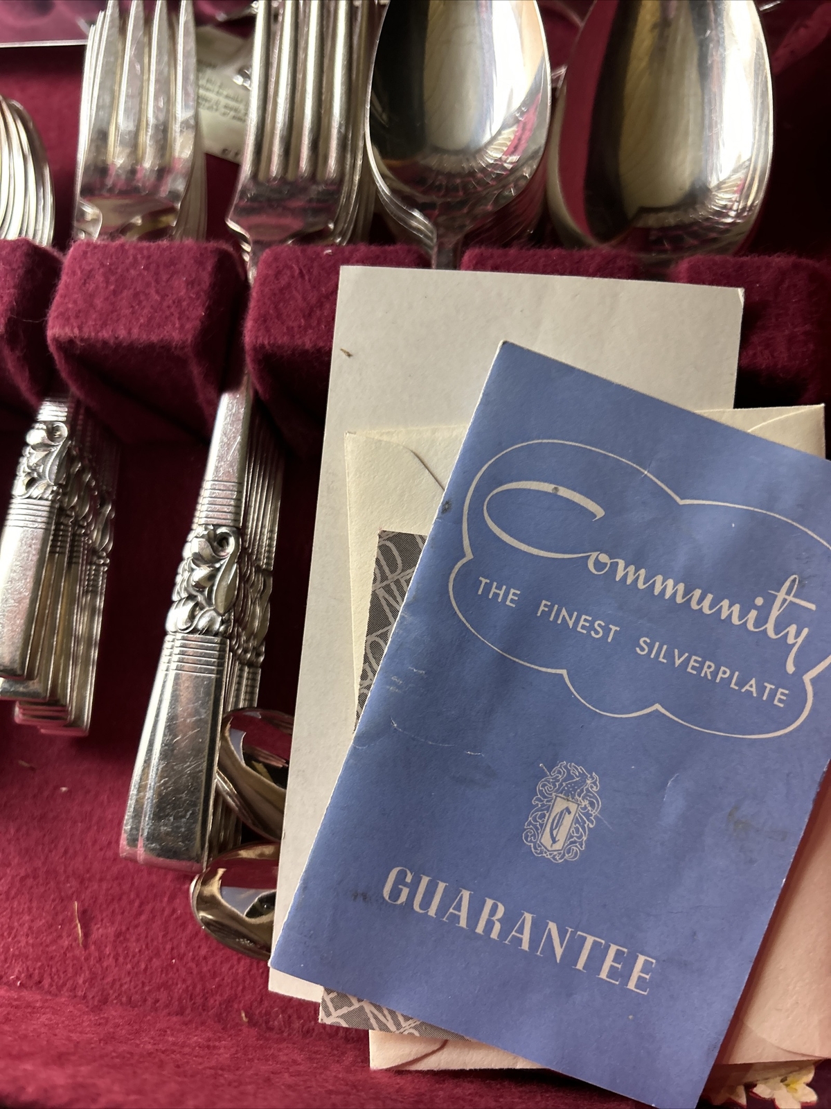 Vintage Community Finest Silverplate Silverware Set-53 pcs Kenized ...
