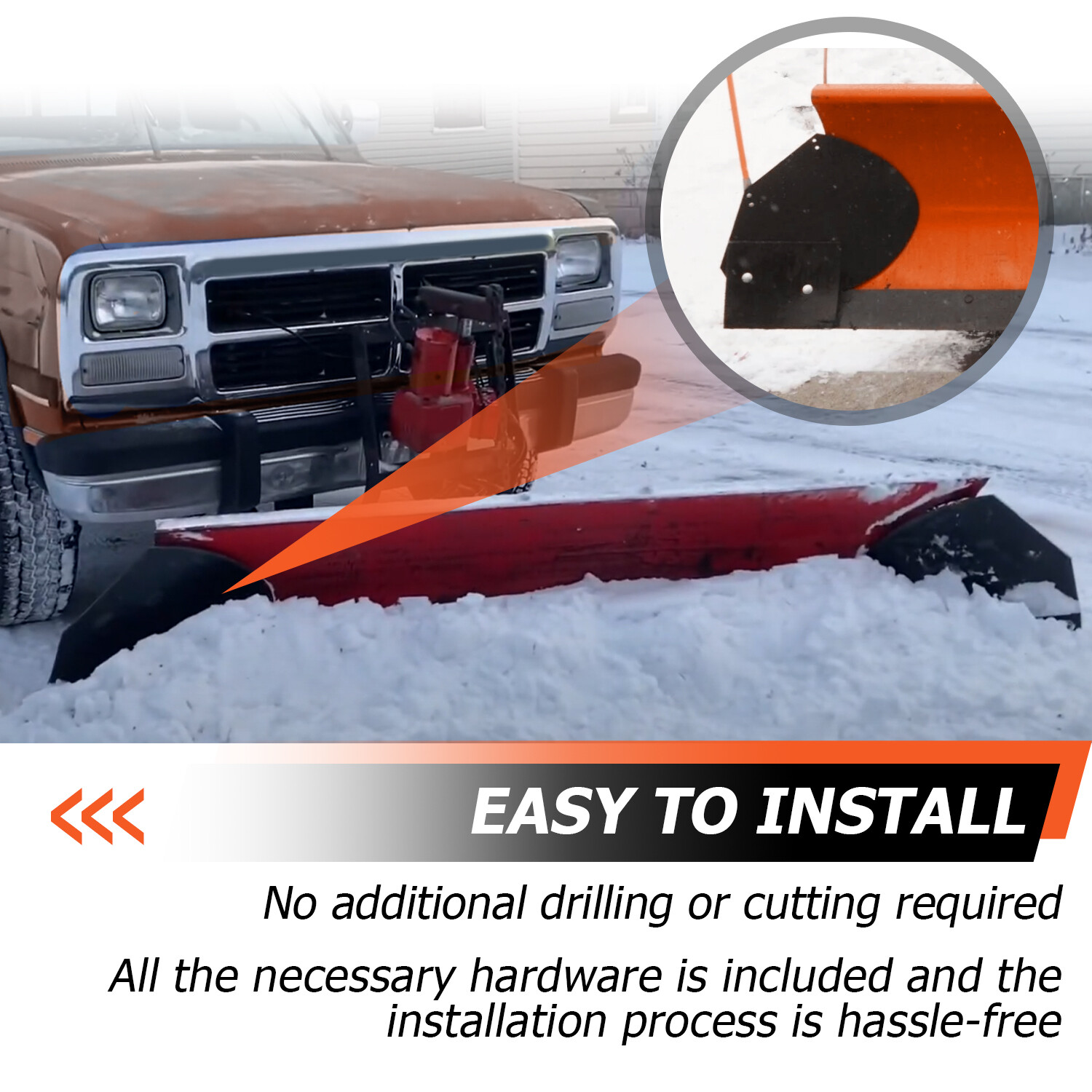 Snow Plow Blade Wing Extensions Extenders for PW22 Pro Wings Wing Meyer ...