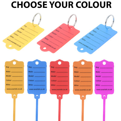 Car Keyrings Key Ring Tags Multi Purpose All Colours Advertising ...