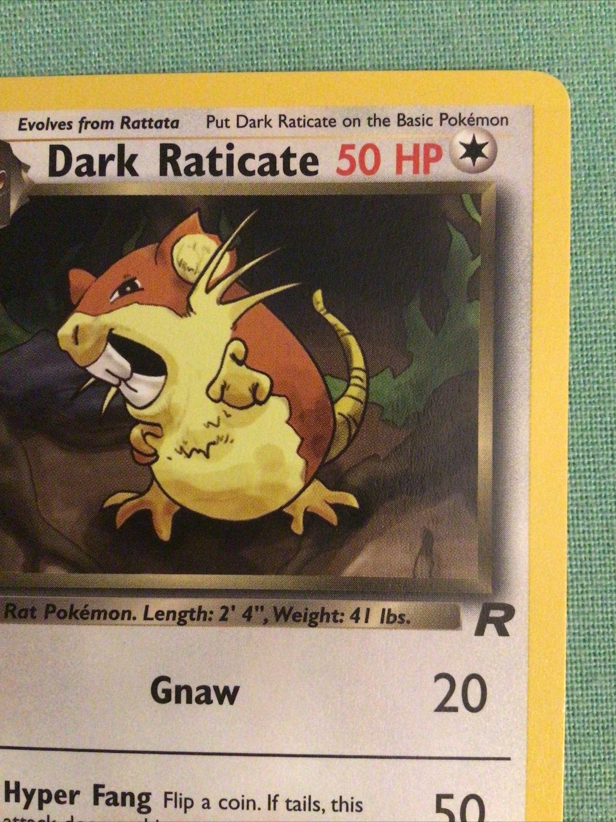 Dark Raticate 51/82 1st Edition Pokemon Card Team Rocket- New | eBay