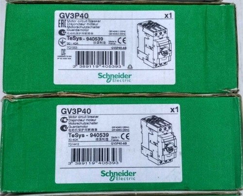New Schneider Motor Starter And Protector GV3-P40 GV3P40 ns | eBay
