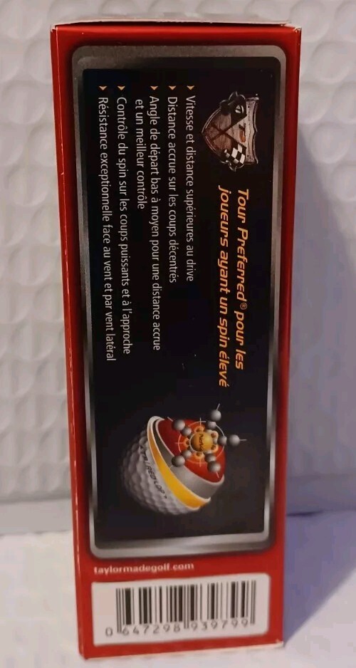 TaylorMade TP Red Tournament Preferred Golf Balls New In Box 3 Balls | eBay