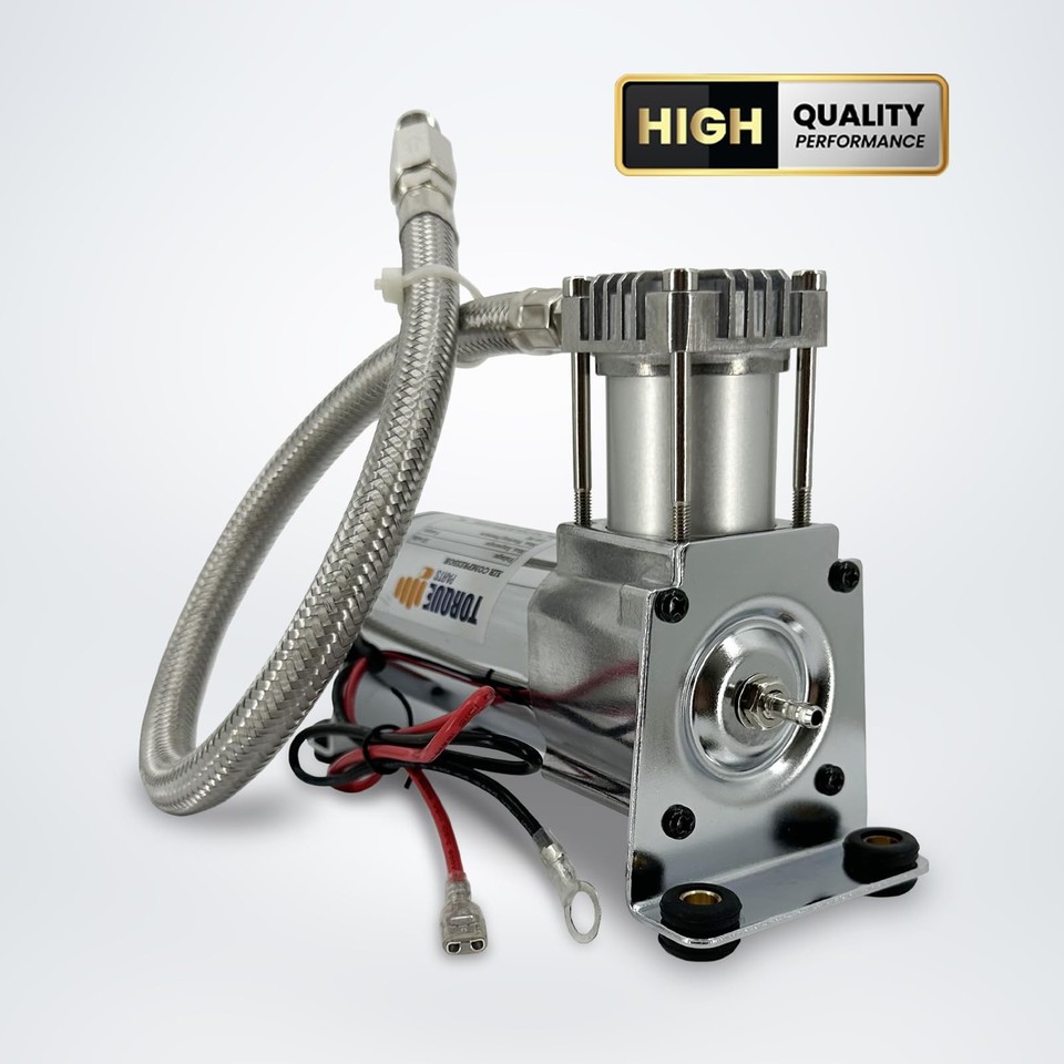 TORQUE 12V Heavy Duty 444c Air Compressor Kit - 120 PSI, Portable ...