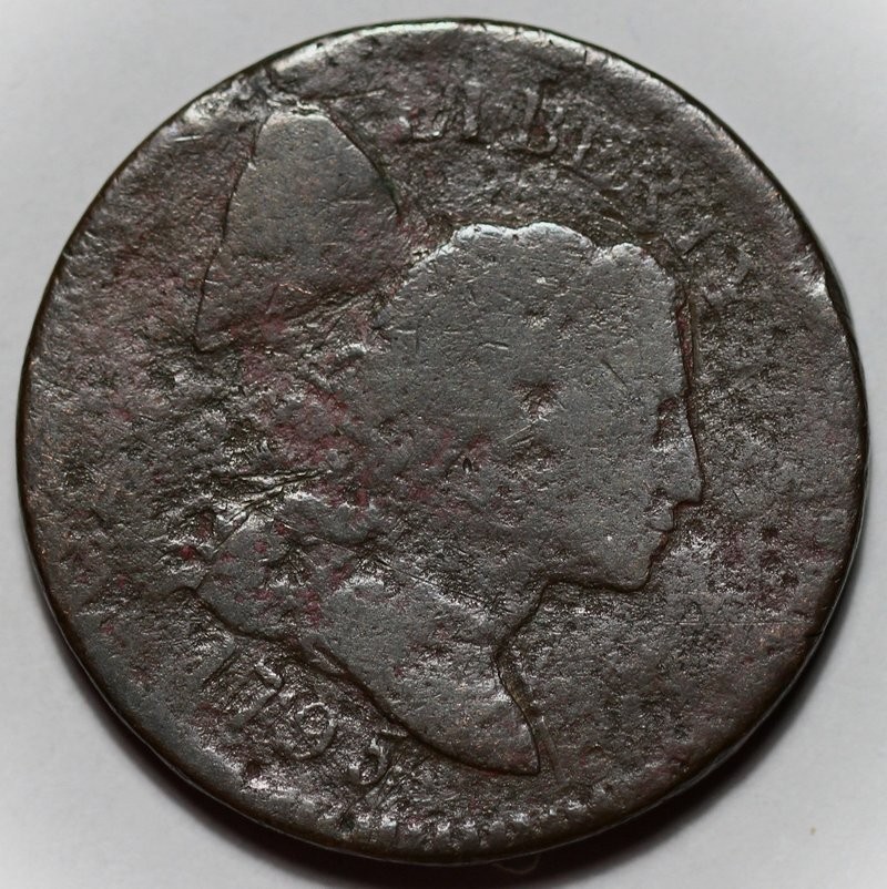 1795 Liberty Cap Large Cent - Plain Edge (S-78) - US 1c Copper Coin | eBay