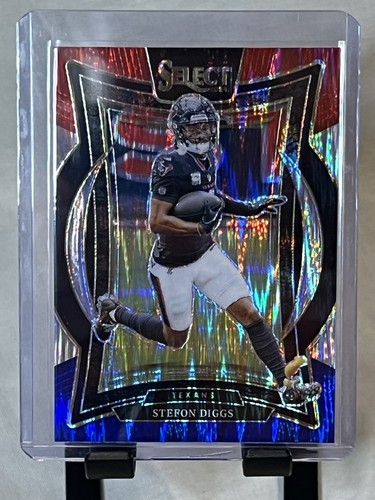 2024 Panini Select - Concourse Stefon Diggs #94 Red & Blue Shock Prizm ...