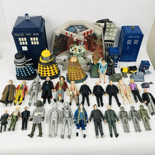 Lot of Doctor Who 25 Figures BBC Dapol Dalek Accessories Junk Tardis ...