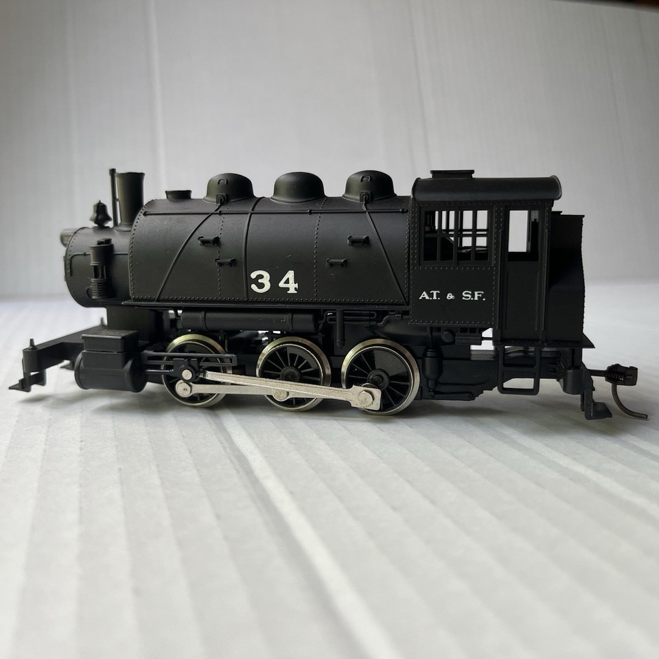 Rivarossi 0-6-0 Saddle Tank Switcher AT&SF No. 34 HO Scale AHM Model ...