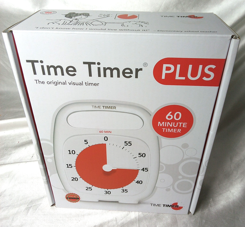 TIME TIMER PLUS VISUAL 60 MINUTE COUNTDOWN TIMER | eBay