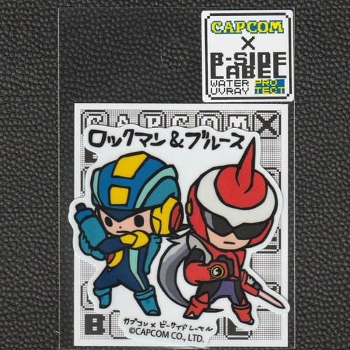 CAPCOM x B-Side Label Sticker Rockman EXE Mega Man Battle Network Proto ...