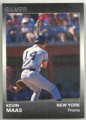 Kevin Maas 1991 Star Company Yankees Silver Series Promo Card (only 400 ...
