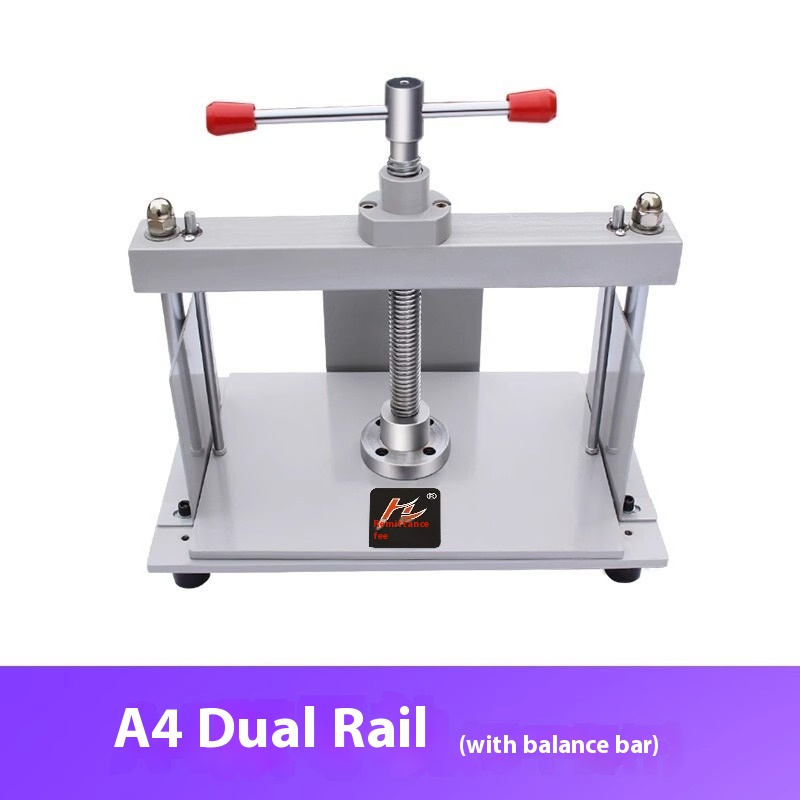 A3 A4 A5 Size Double Guide Shaft Manual Flat Paper Press Machine for ...