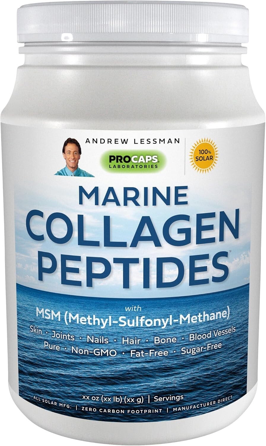 ANDREW LESSMAN Marine Collagen Peptides Powder & MSM | eBay