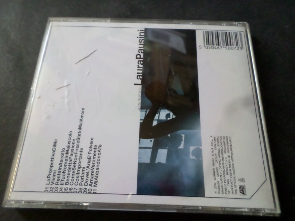 CD Laura Pausini, Rest In Ascolto, Used, Music, Good Condition | eBay