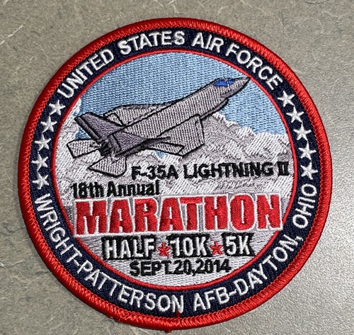 2014 Air Force Marathon Patch F-35A Lightning II USAF | eBay