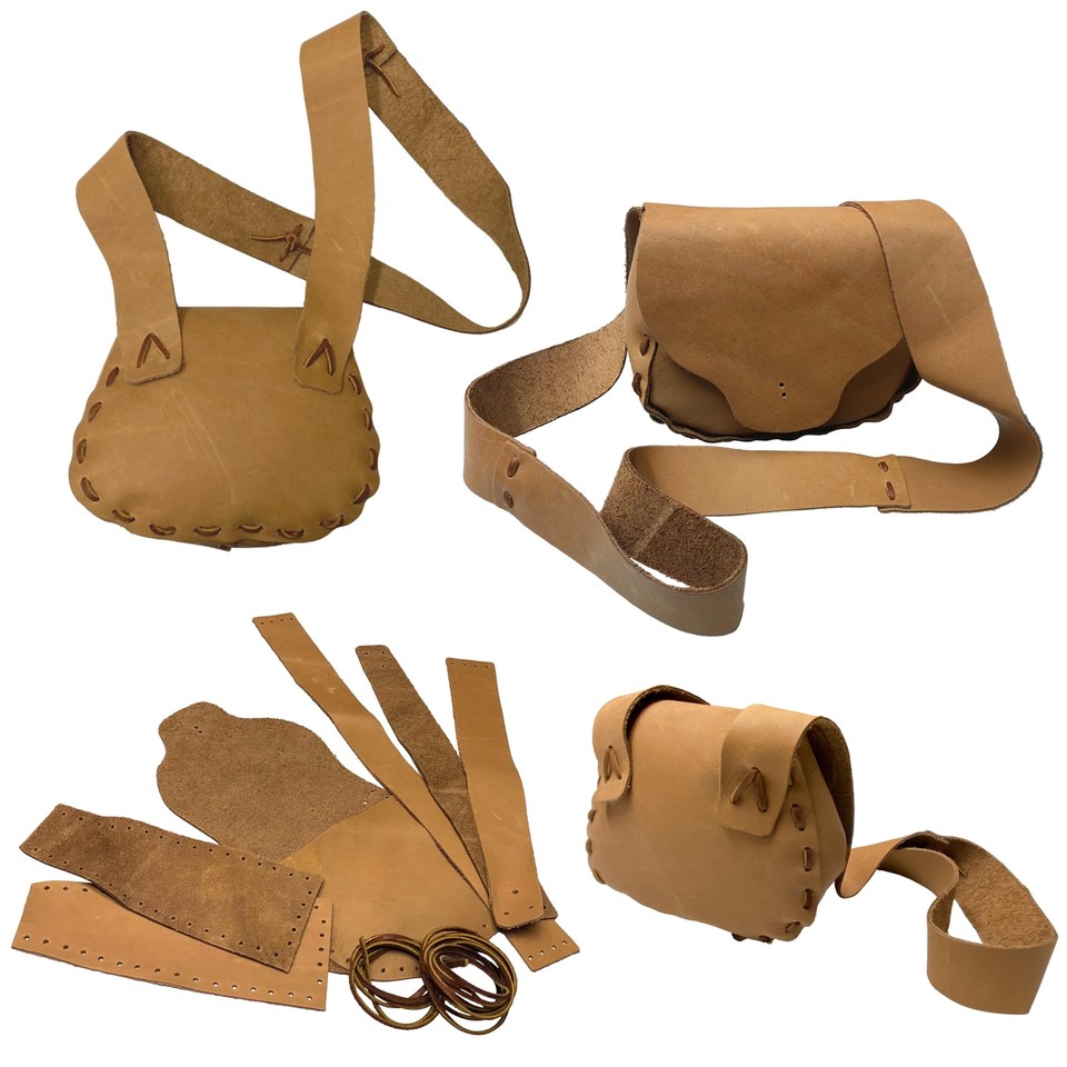 Make Your Own Leather Possible Bag Kit Wilderness Muzzleloader Pouch | eBay