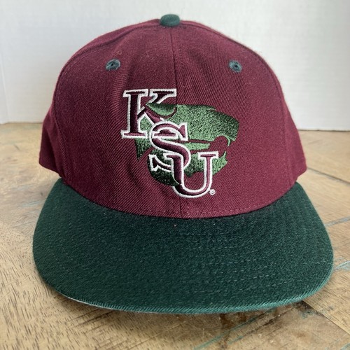 NCAA Kansas State Wildcats Dark Red Hat New Era Adult Size 6 3/4 ...