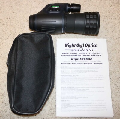 NIGHT OWL OPTICS NONM4X NIGHT VISION MONOCULAR W/ IR NIGHT SCOPE | eBay