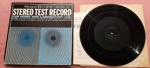 Stereo Review Stereo Test Record For Home and Laboratory Use Model 211 ...