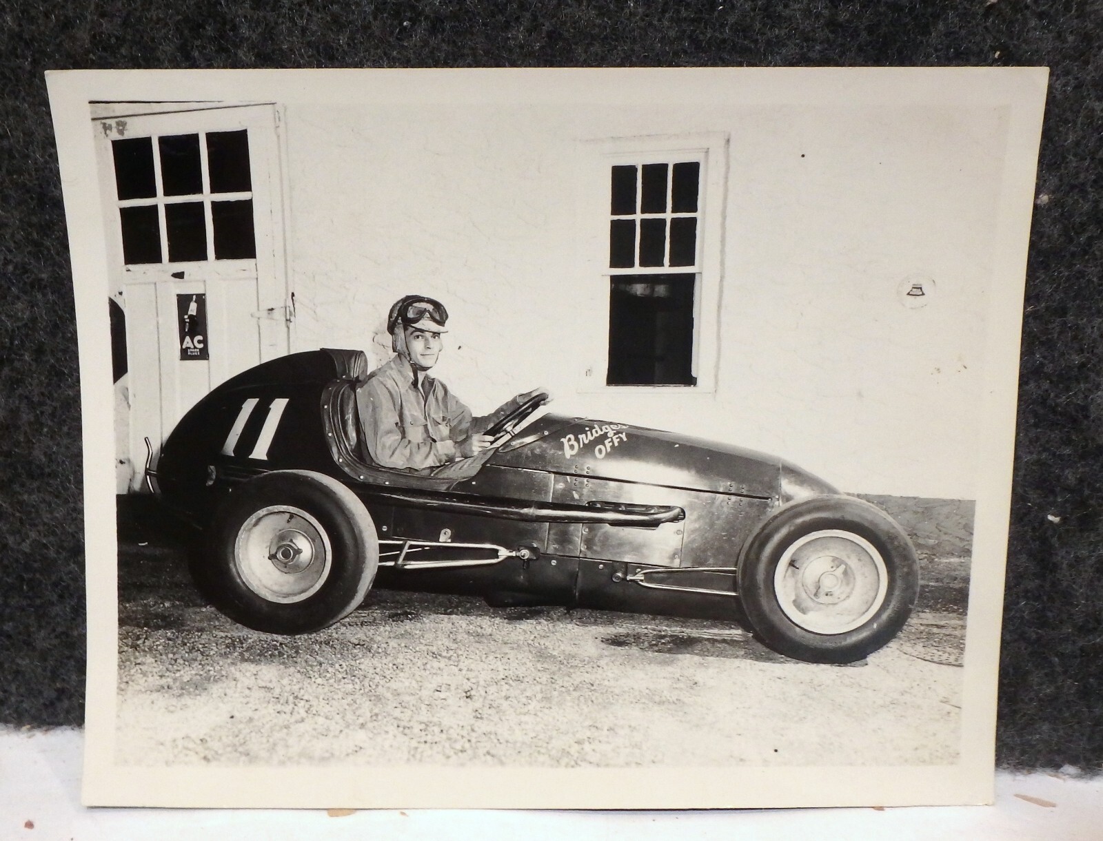 5 VINTAGE 1940's MIDGET RACE CAR DRIVER PHOTOS GEORGE FONDER TONY ...