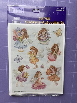 Vintage Heartline Super Fairy Stickers, Glittery, Still Sealed. | eBay