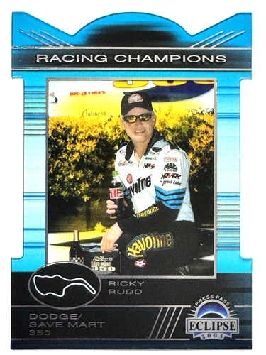 HOF'er RICKY RUDD 2003 Press Pass ACETATE RACING CHAMPIONS INSERT Card ...