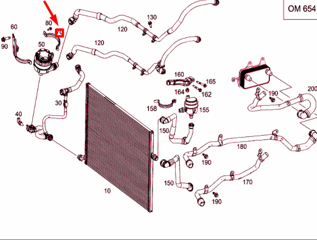 MERCEDES BENZ Auxillary Water Pump A2535010920 for sale online | eBay