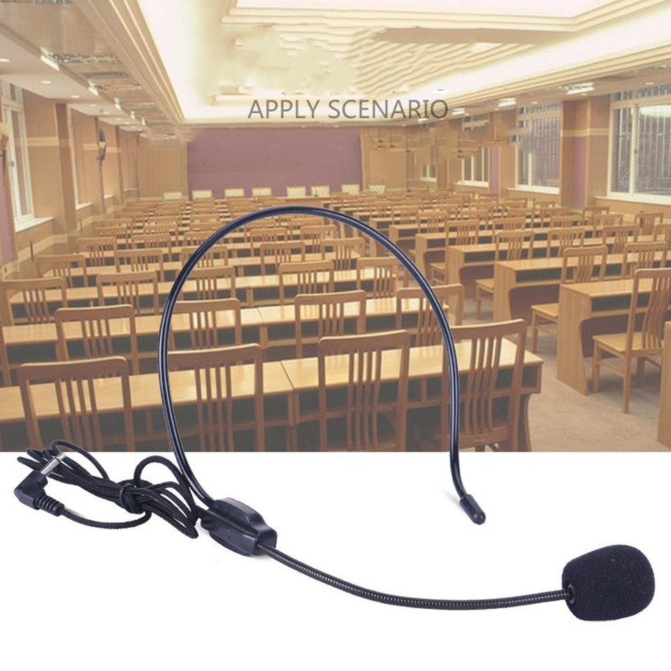 Ergonomic 3 5mm Headset Microphone Suitable for Meetings and For ...